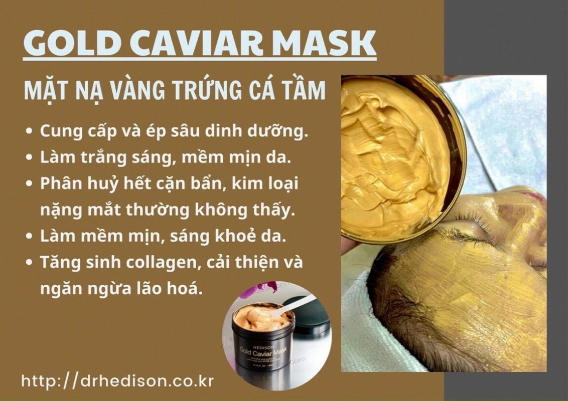MẶT NẠ VÀNG 24K TINH KHIẾT 99,9% - Drlarissa.com.vn